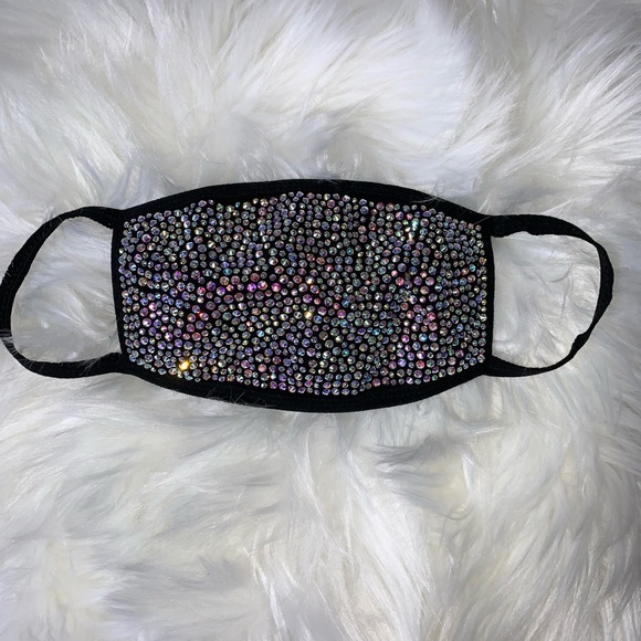 Accessories | Swarovski Crystal Face Mask | Poshmark